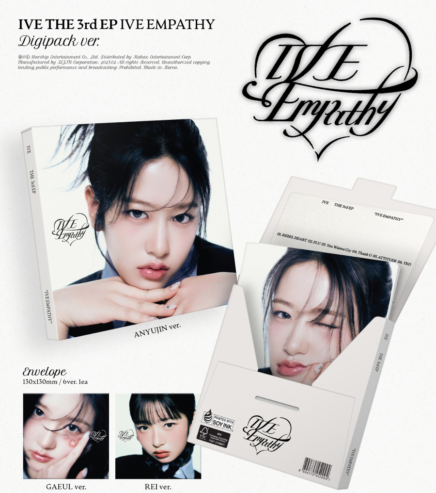 (DIGIPACK) IVE [IVE EMPATHY] 3rd EP ALBUM (4th Feb.2025) | 蝦皮購物
