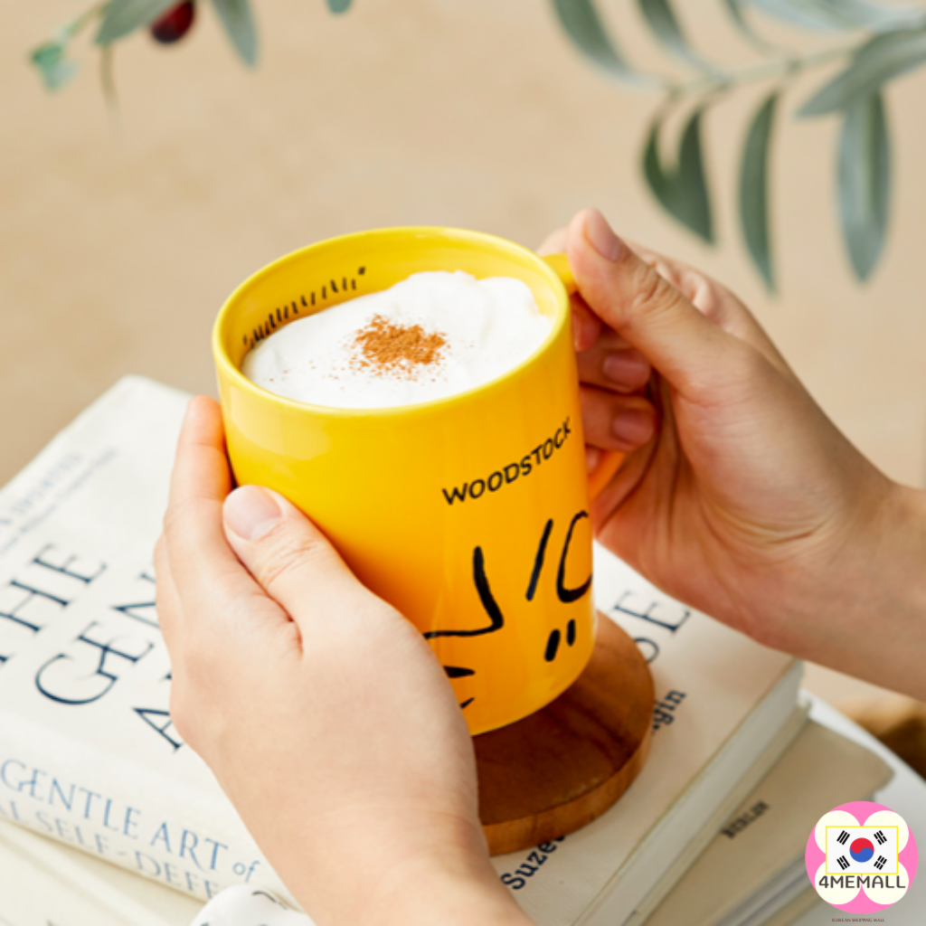 [Peanuts] 史努比和伍德斯托克面部馬克杯 1P 禮物 360ml 杯子馬克杯 Snoopy mug | 蝦皮購物