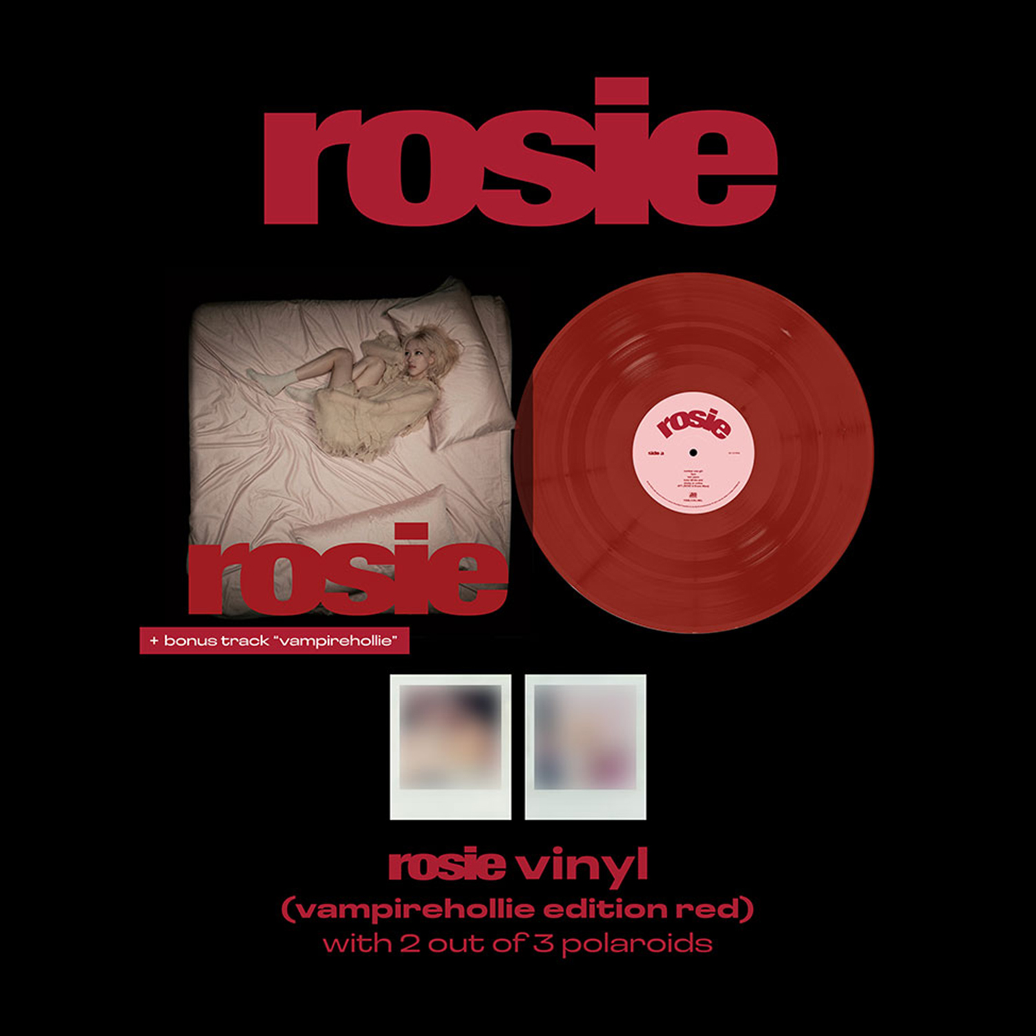 BLACKPINK ROSE (ROSÉ) - first studio album [rosie] (vinyl) | 蝦皮購物
