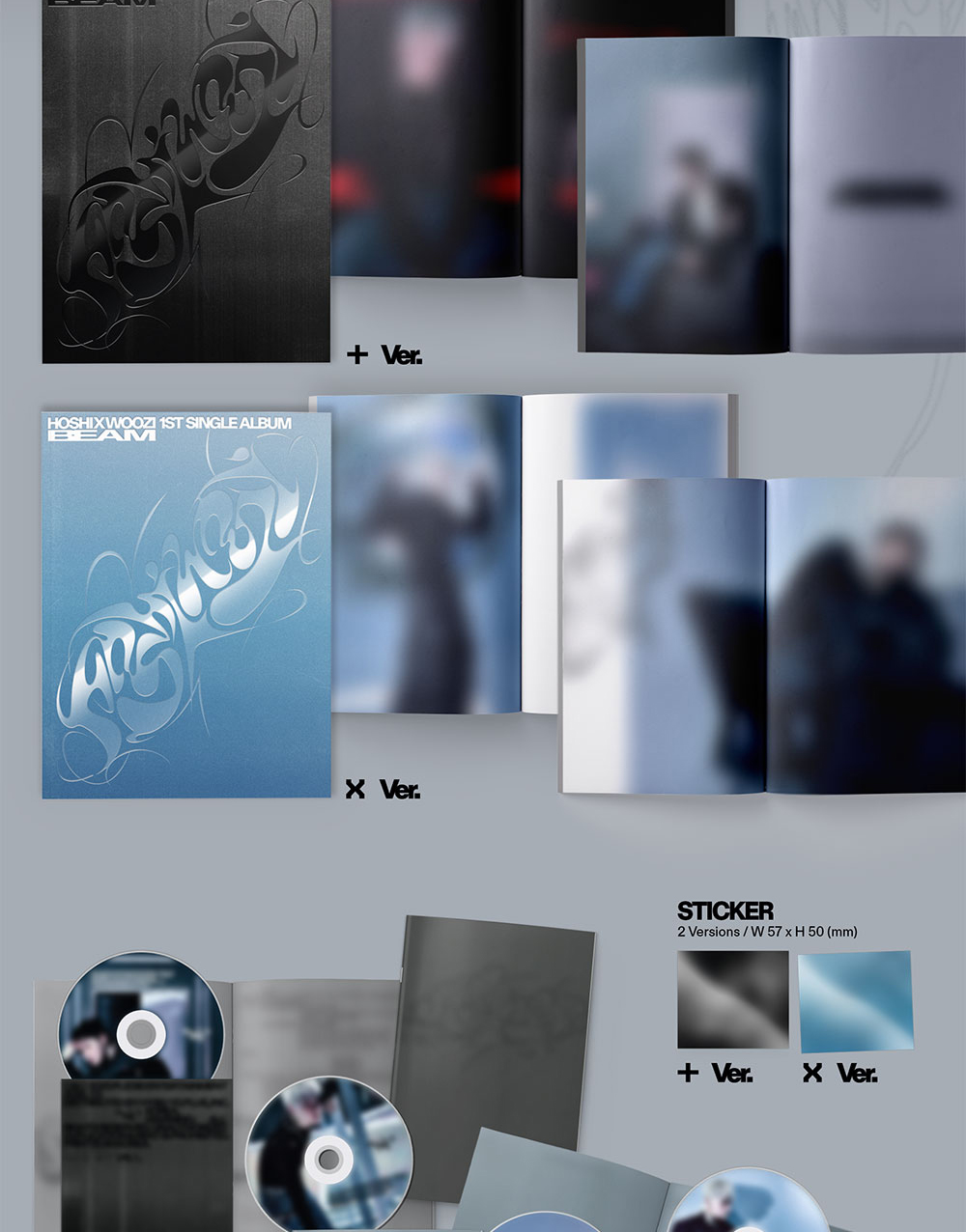 [POB] HOSHI X WOOZI (SEVENTEEN) [BEAM] 1st Single Album | 蝦皮購物