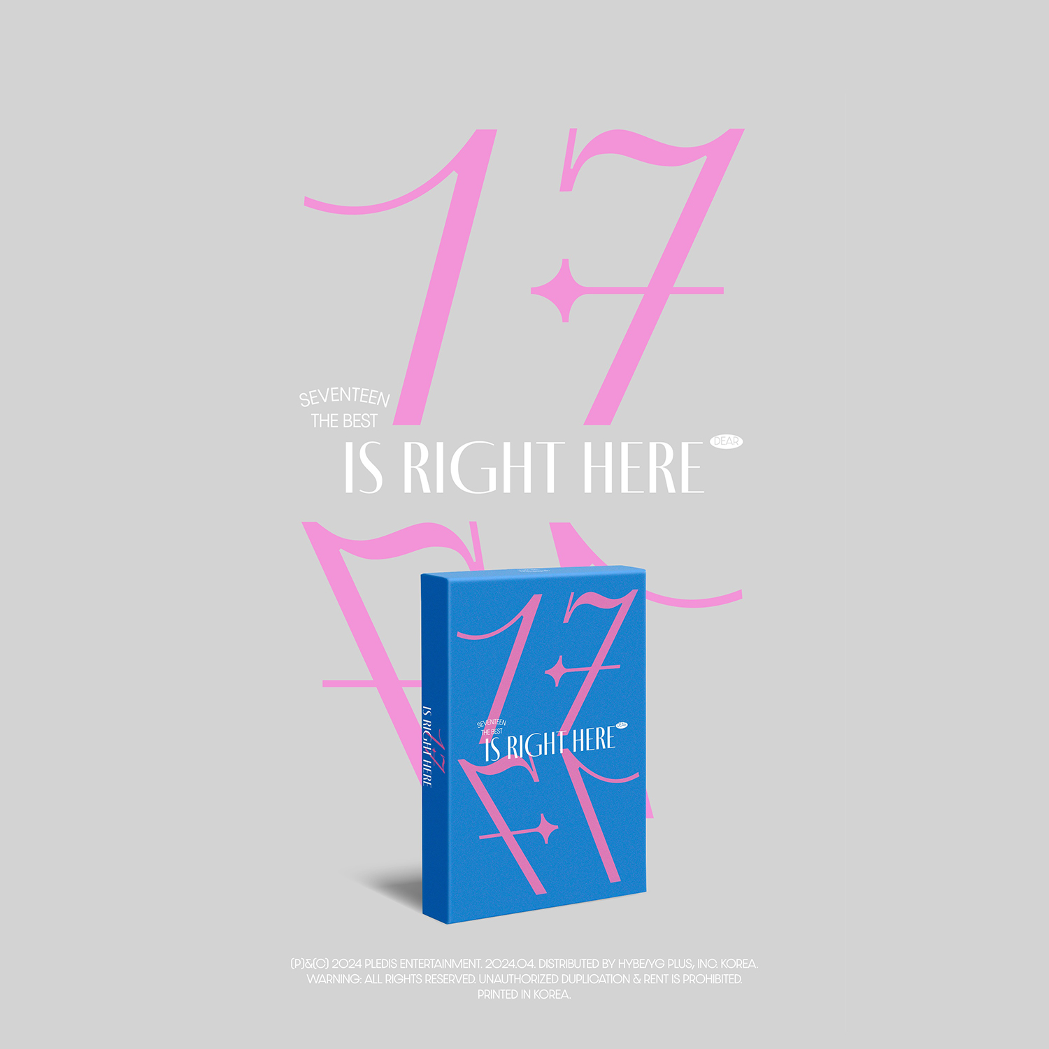 SEVENTEEN - BEST ALBUM [17 IS RIGHT HERE] (DEAR Ver.) | 蝦皮購物