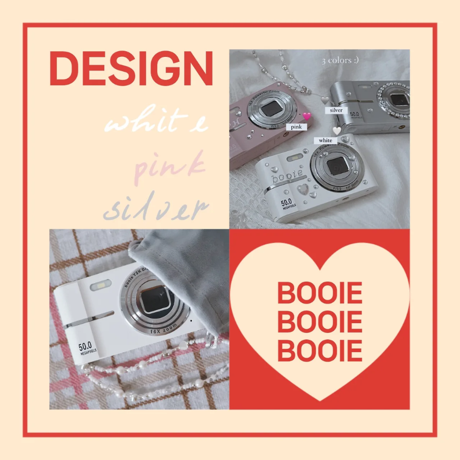 Booie Y2K Retro Camera+Biz Strap Camcorder Mod Dica+ SD Card | 蝦皮購物