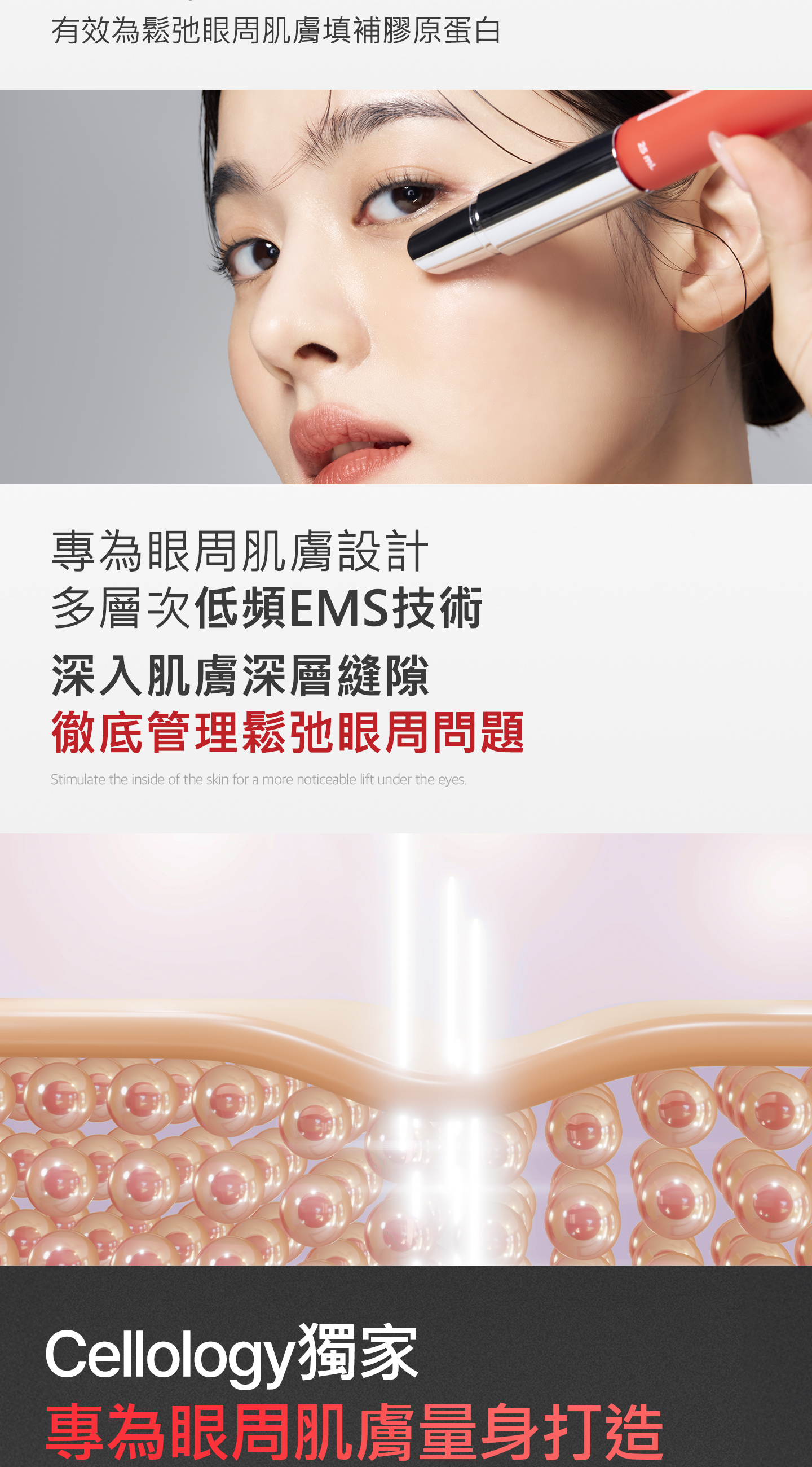 【Cellology】FILL UP 彈力眼周精華 20ml | 蝦皮購物
