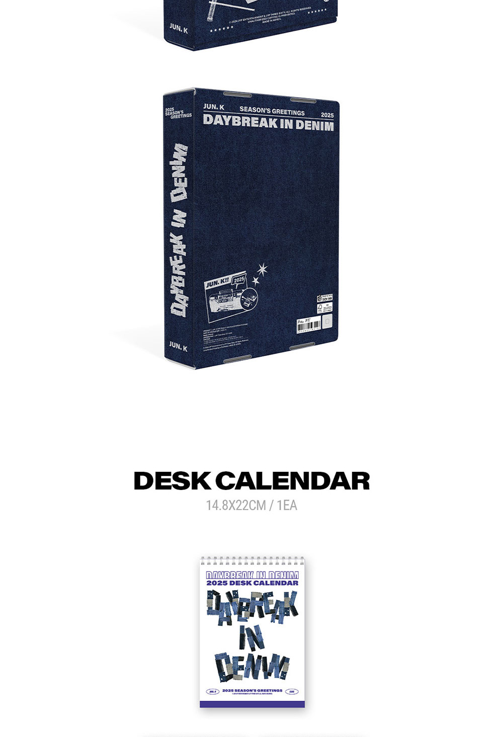[POB] JUN.K [DAYBREAK IN DENIM] 2025 SEASON'S GREETINGS | 蝦皮購物