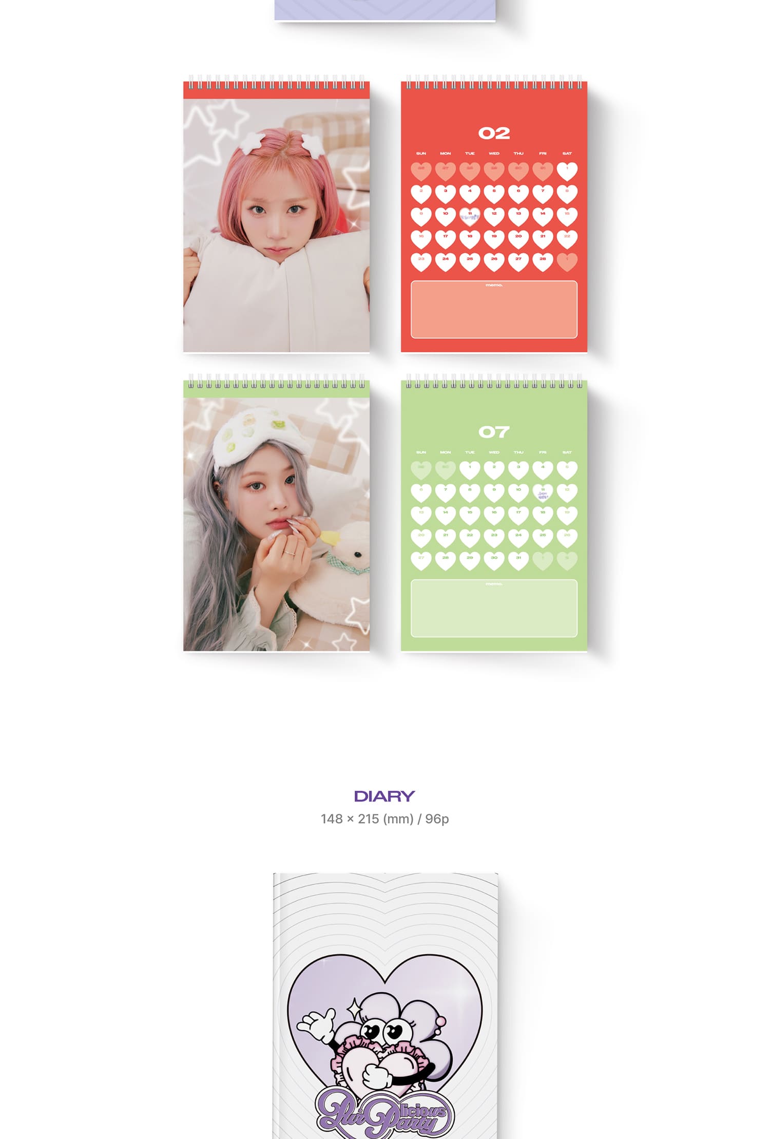 [POB] PURPLE KISS [Purplicious Party] 2025 SEASON'S GREETING | 蝦皮購物