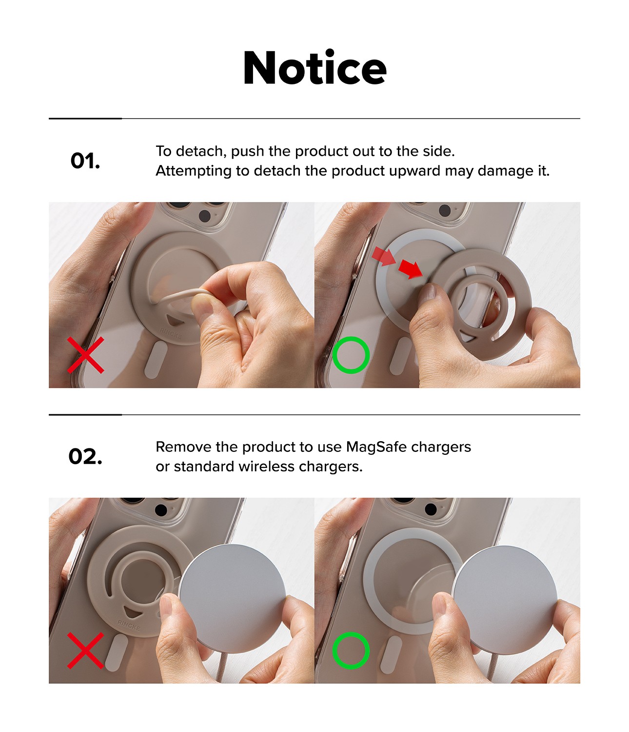 Ringke Dual Magnetic Silicone Ring 適用於智慧型手機和其他配件 | 蝦皮購物
