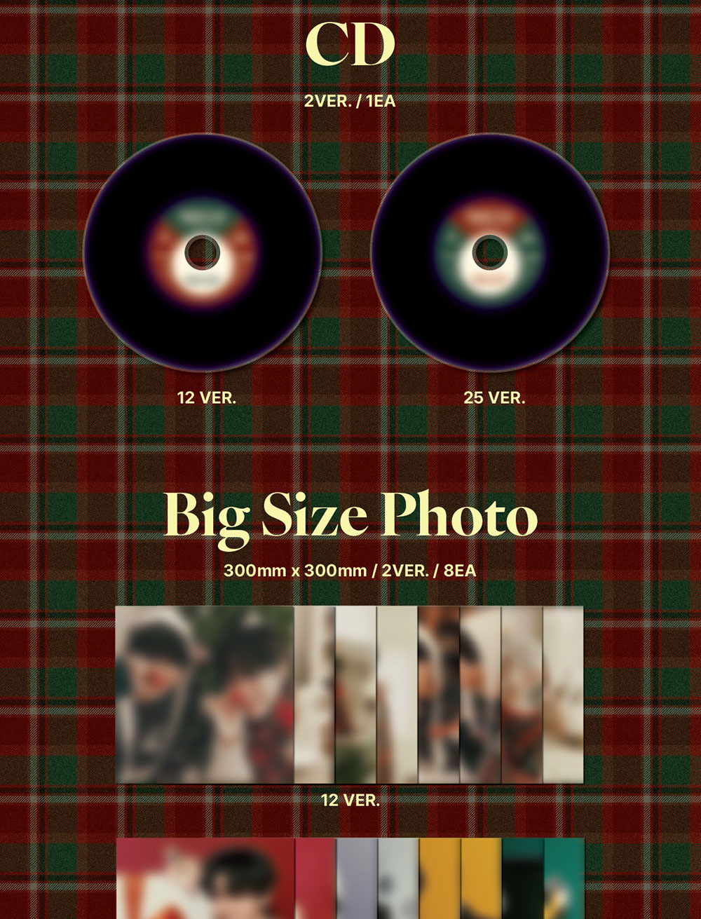 [POB] BANG&JUNG&YOO&MOON [CHRISTMAS WITH YOU] SPECIAL ALBUM | 蝦皮購物