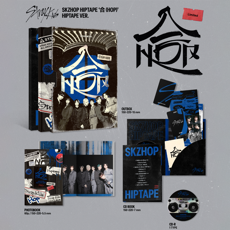 STRAY KIDS - [HOP] 迷你專輯 標準版 限量版 SKZHOP版 HIPTAPE版 (WITHMUU特典) | 蝦皮購物