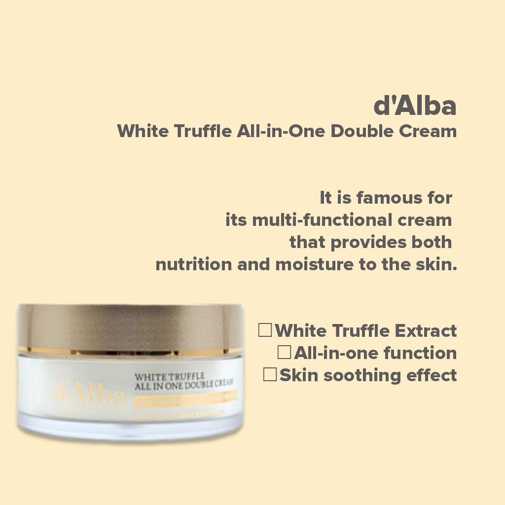 D'alba 70g All-in-one Double Cream TOPKOREA 韓國發貨 | 蝦皮購物