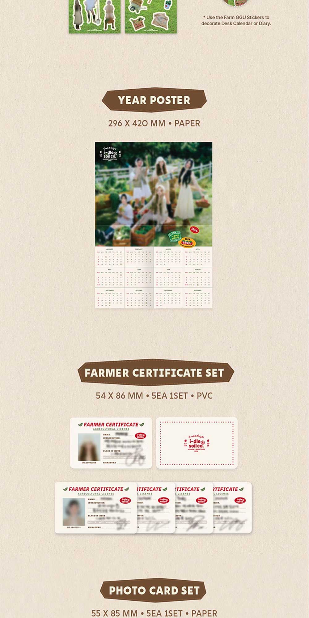 (CUBEE POB) I-DLE 2026 Seasons Greetings | 蝦皮購物