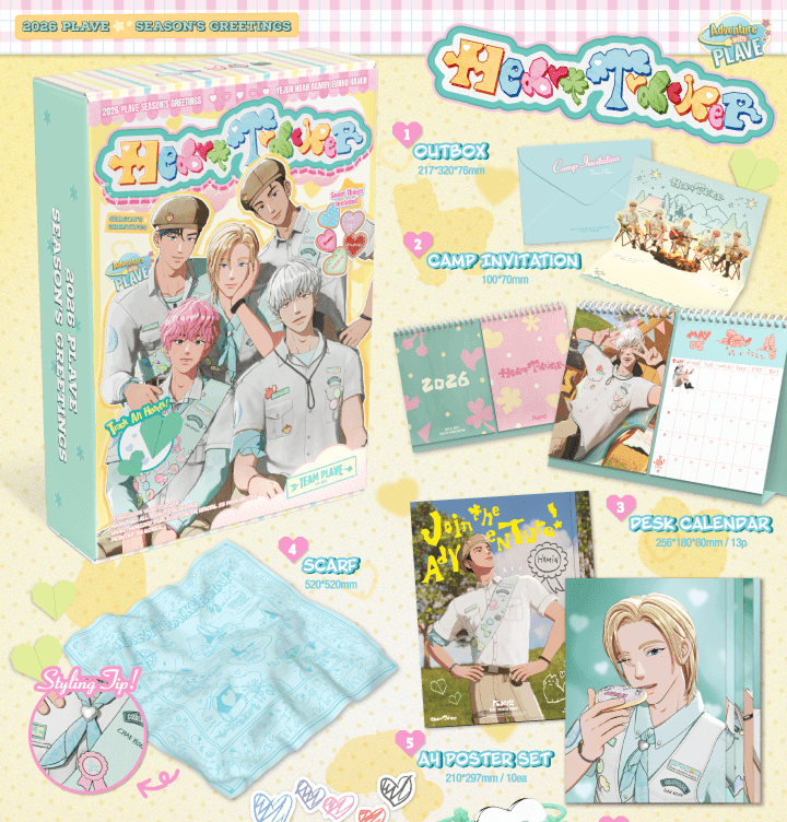 [POB] PLAVE [Heart Tracker] 2026 SEASON'S GREETINGS | 蝦皮購物