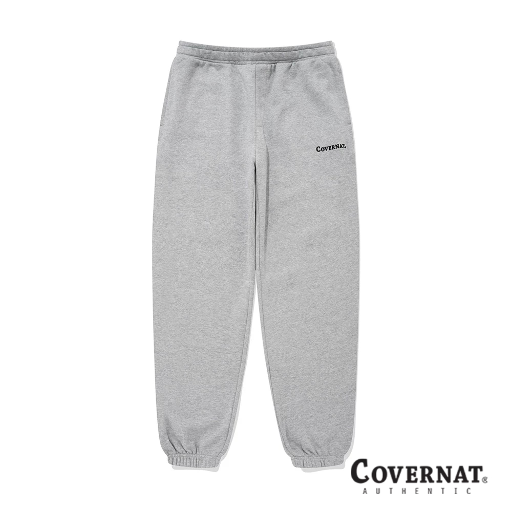 [COVERNAT] Authentic Logo Sweat 縮口褲 (麻灰色) [F7] | 蝦皮購物