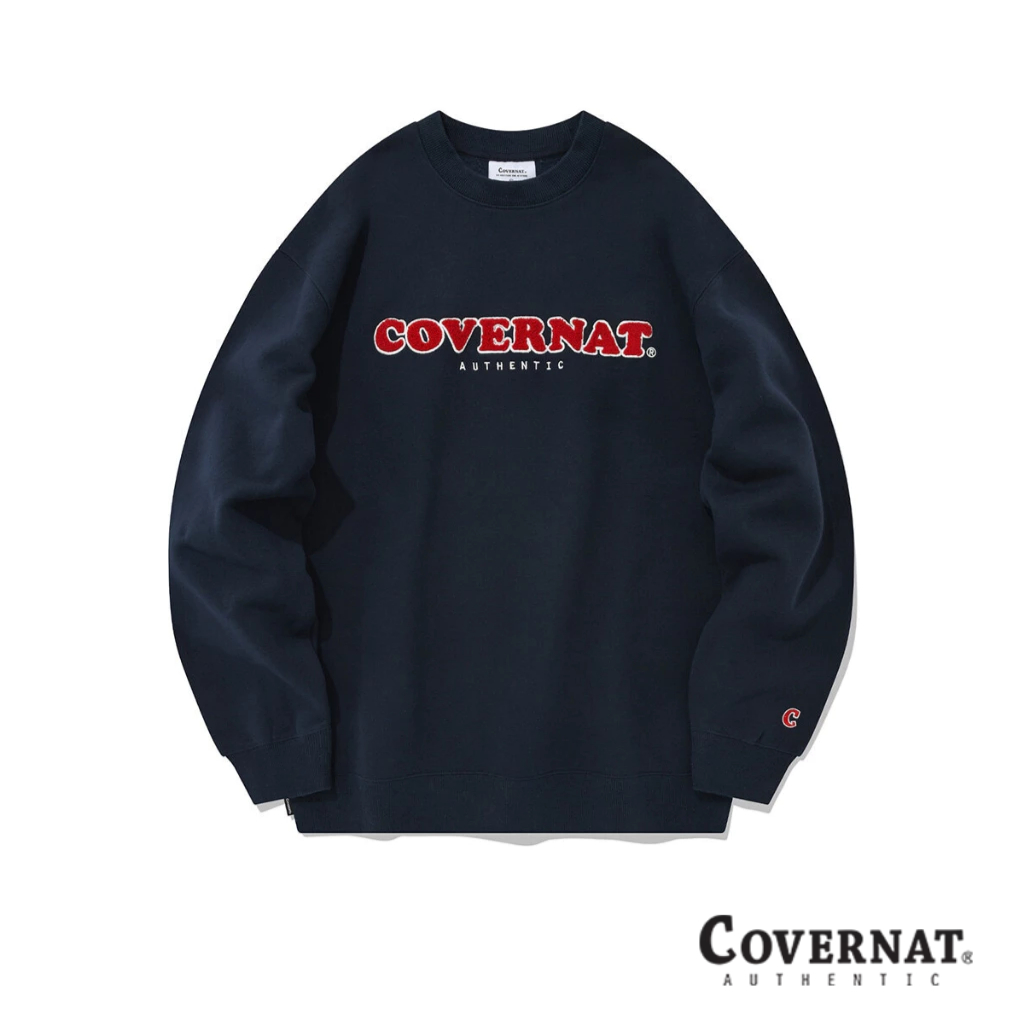 [COVERNAT] BOUCLE LOGO SWEATSHIRTS [F7] | 蝦皮購物