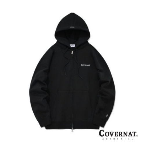 [COVERNAT] SMALL AUTHENTIC LOGO HOODIE ZIP-UP [F7] | 蝦皮購物
