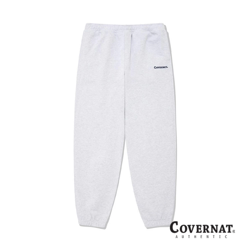 [COVERNAT] Authentic Logo Jogger 運動褲（淺灰色） [F7] | 蝦皮購物