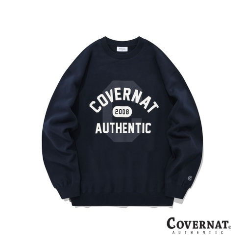 [COVERNAT] C LOGO ARCH LOGO MIXED SWEATSHIRTS [F7] | 蝦皮購物