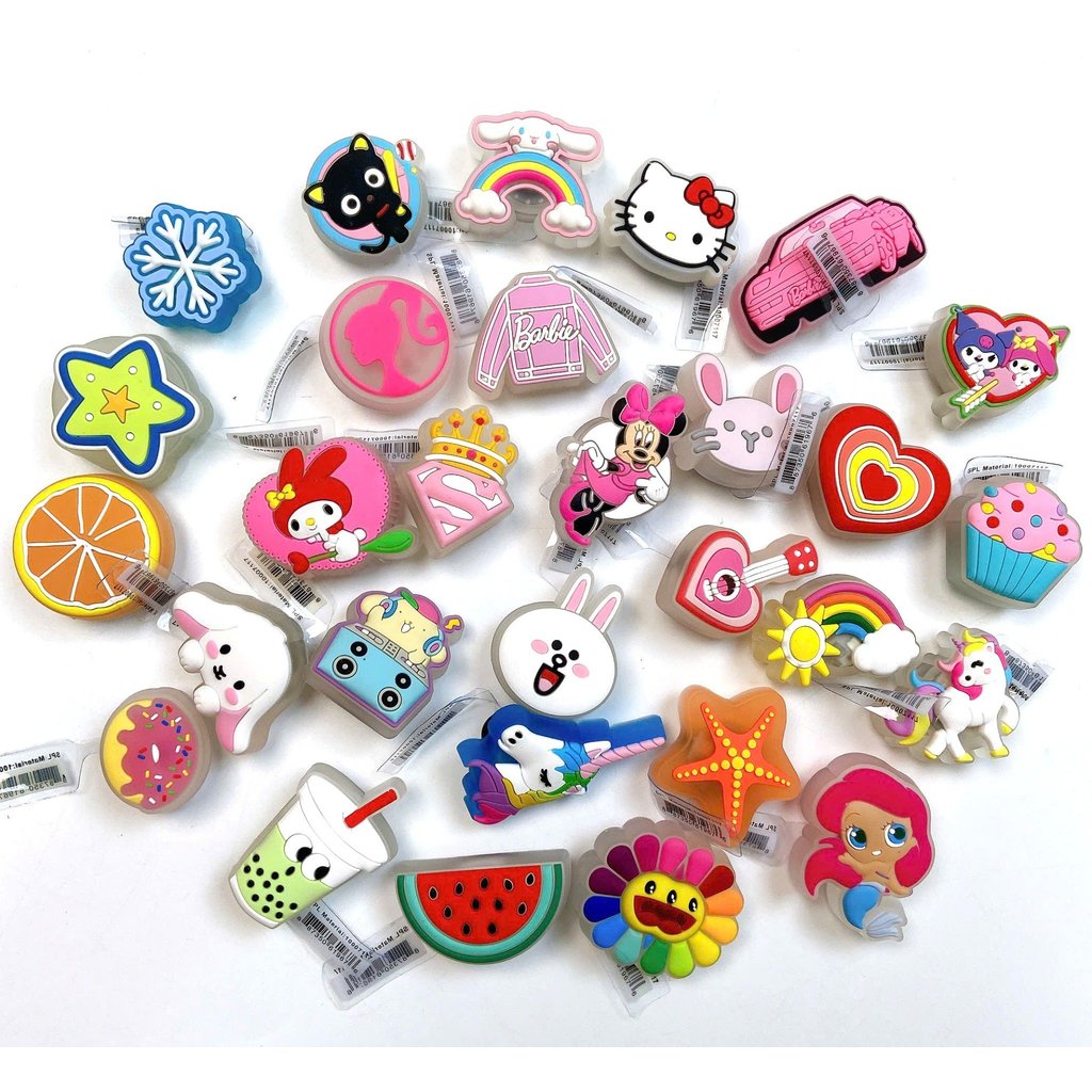 CHARM LED 十字,發光 Jibbitz,jibbitz 魅力附有美麗的厚 3D 交叉涼鞋 | 蝦皮購物