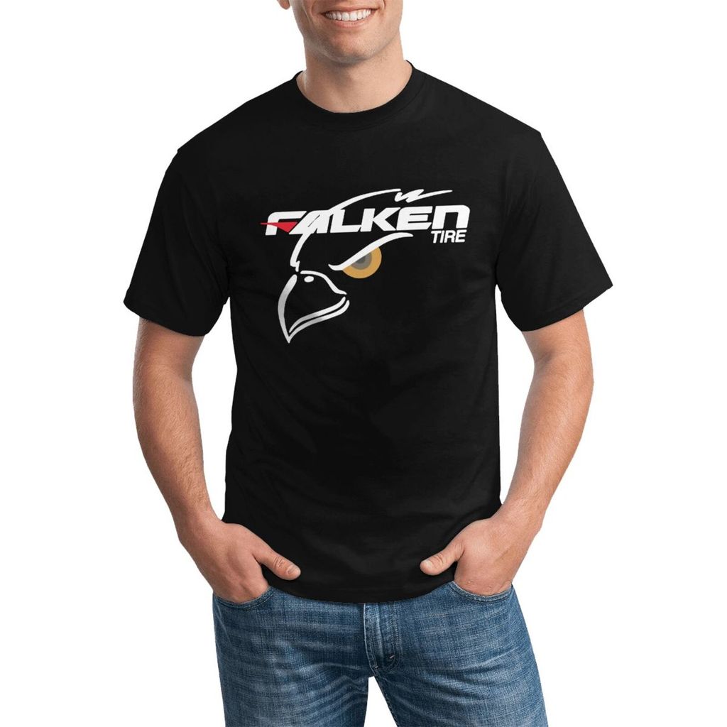 Faken Eagle 輪胎 Falken Ziex 輕質加大碼圓領 T 恤 100% 棉舒適 | 蝦皮購物