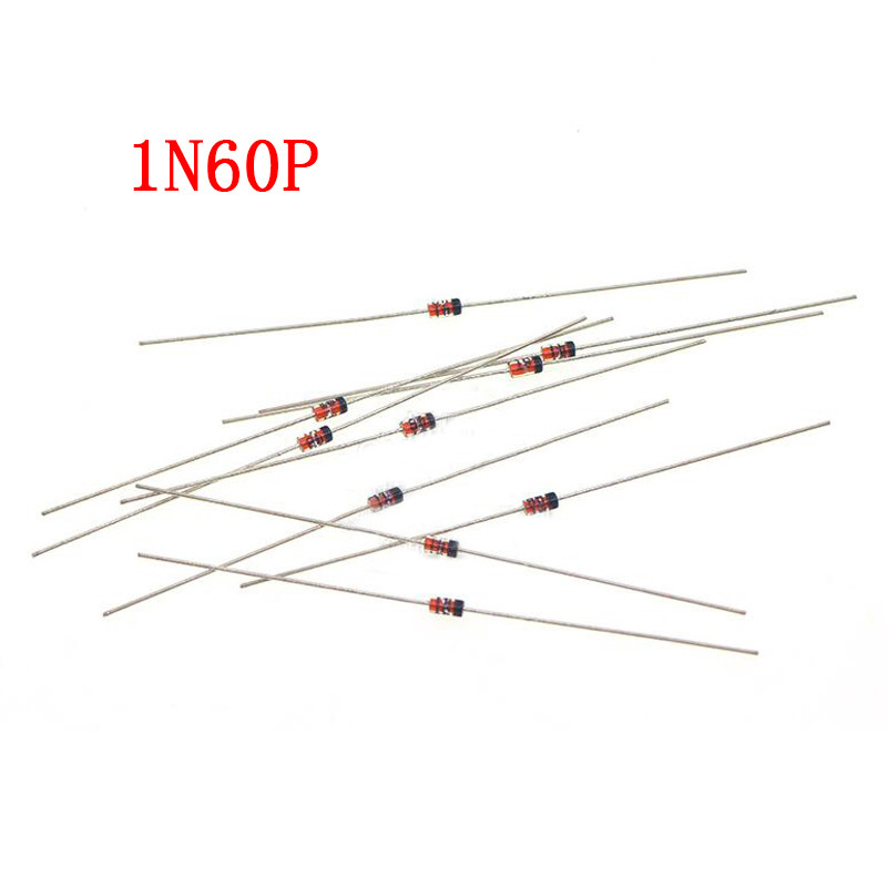 100PCS 1N60 1N60P 肖特基鍺二極管電視收音機 FM 檢測 | 蝦皮購物