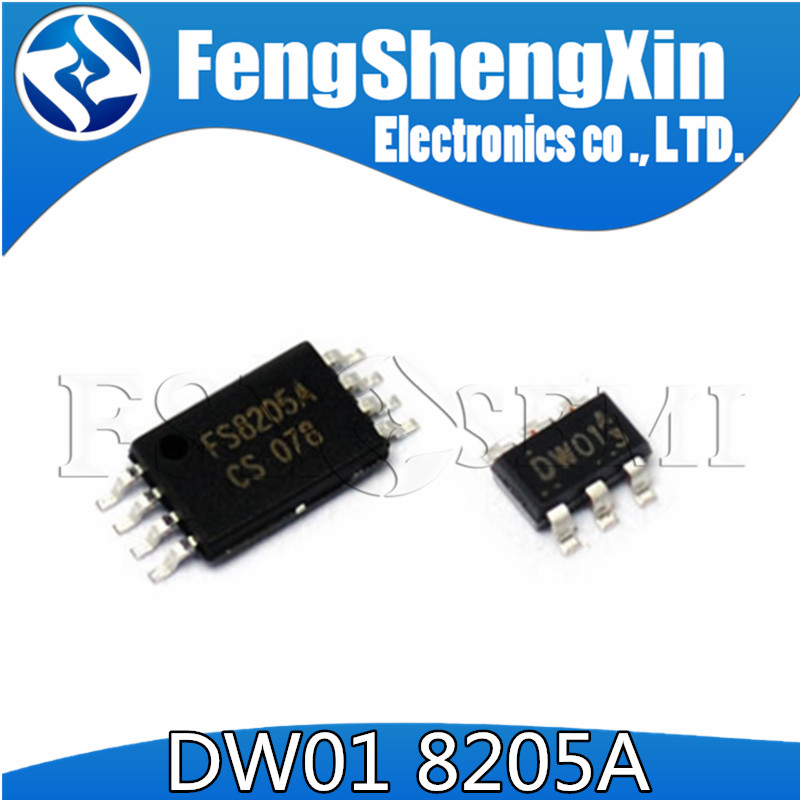 SKY-New (DW01+FS8205A) DW01+8205A 鋰電池保護芯片 DW01A DW01B SOT23- | 蝦皮購物