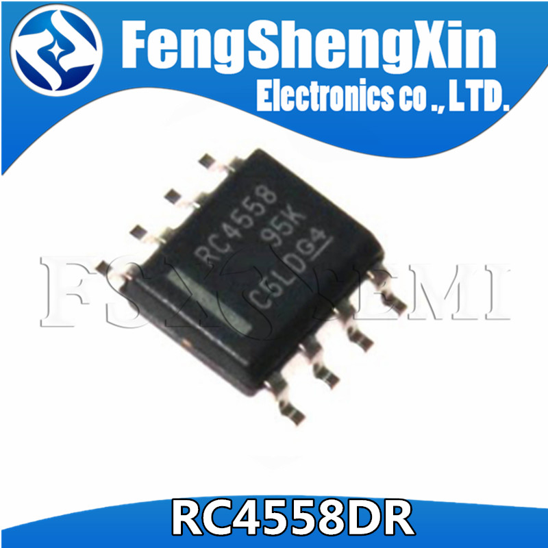 10pcs RC4558DR RC4558 RC4558DRG4 SOP8 雙通道運算放大器IC | 蝦皮購物