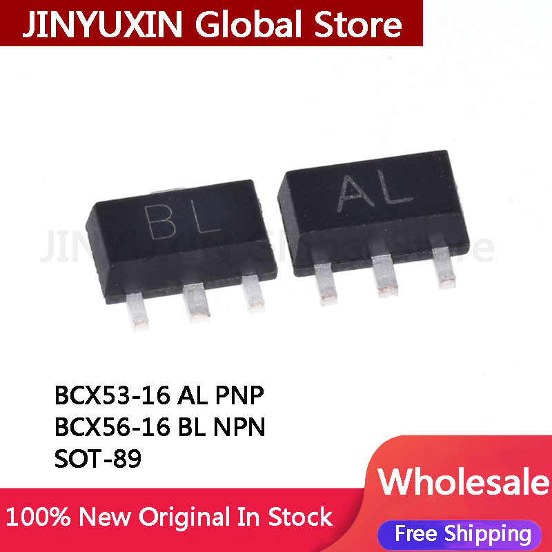 100 件 BCX53-16 AL PNP BCX56-16 BL NPN SOT-89 現貨批發 | 蝦皮購物
