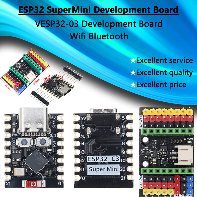 ESP32-C3 ESP32-S3 ESP32-H2 ESP32-C6 Placa desarrollo ESP32 C | 蝦皮購物