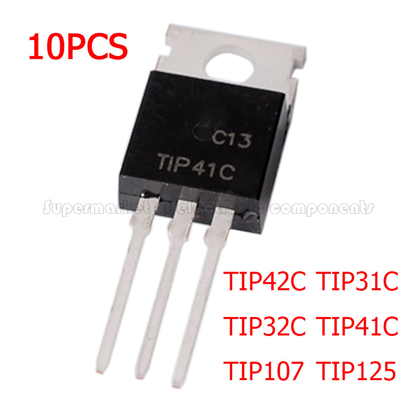 10PCS TIP42C TIP32C TIP107 TIP125 TIP31C TIP41C TIP系列全新原裝IC | 蝦皮購物