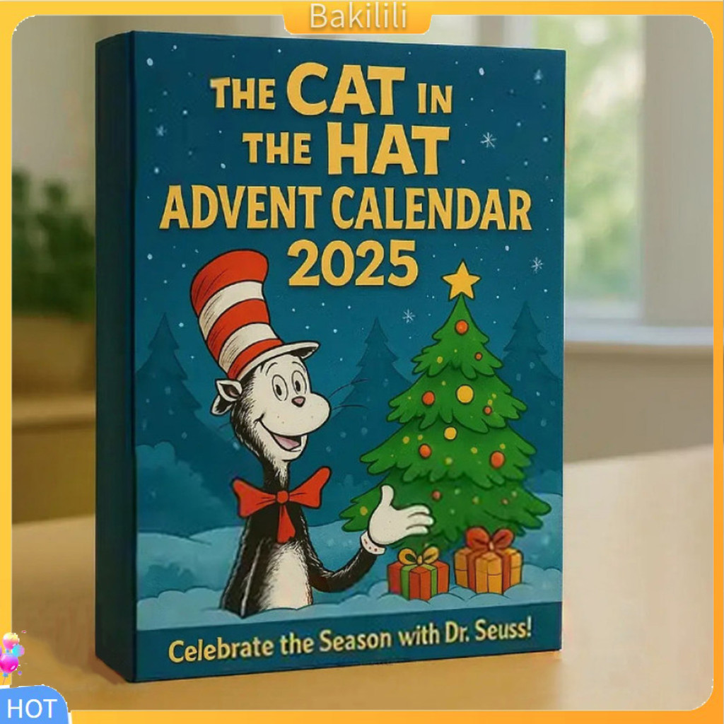 [Spot Goods.]Wearing Hat Cat Advent Calendar 24 Days Cartoon | 蝦皮購物