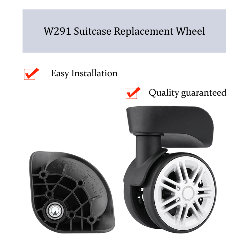 W291拉桿箱輪子熱銷替換行李腳輪加固靜音橡膠密碼箱雙排輪子 | 蝦皮購物