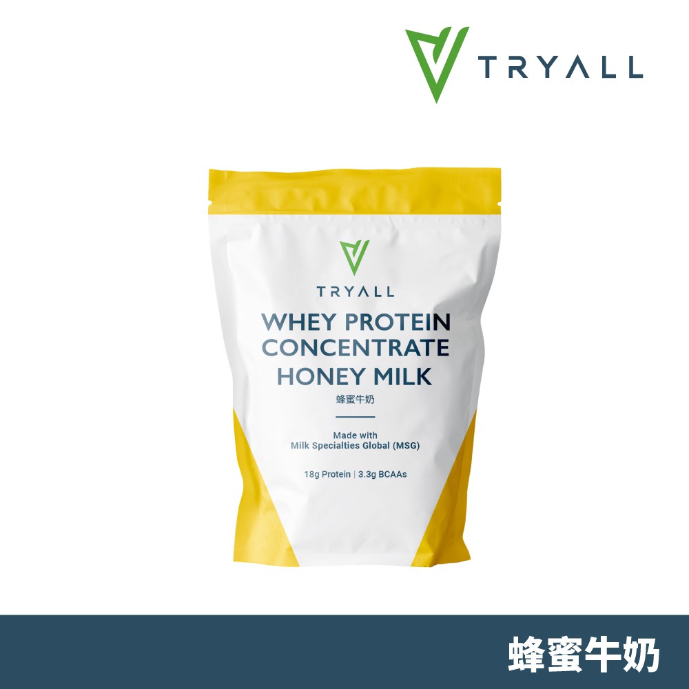 【蝦皮直營】TRYALL 濃縮乳清蛋白粉 500g/袋 口味任選 濃縮/分離 乳清 蛋白 健身 現貨 原廠供貨 | 蝦皮購物