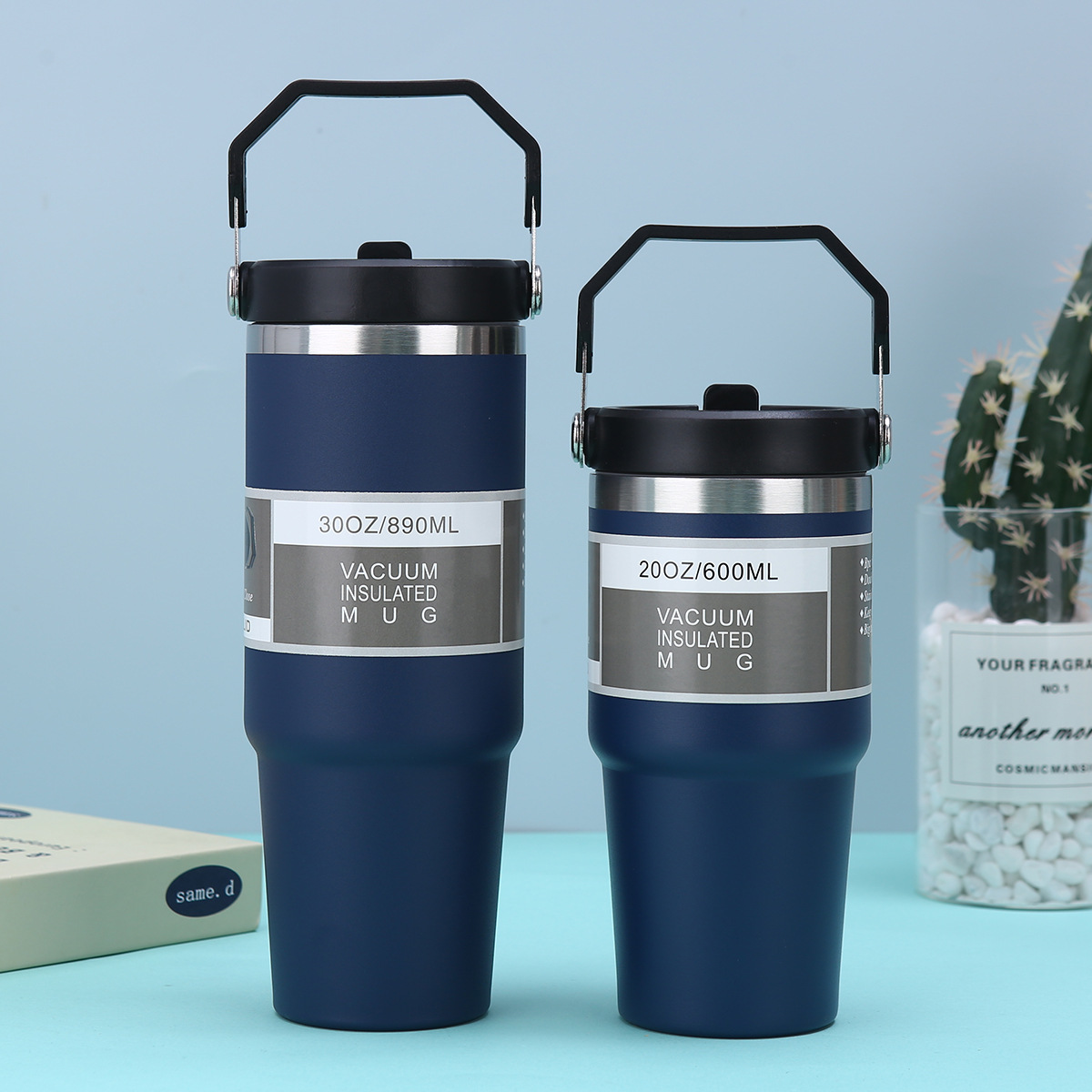 1pc 900ml 30Oz 304不銹鋼便攜杯雙層真空大容量大冰杯 | 蝦皮購物