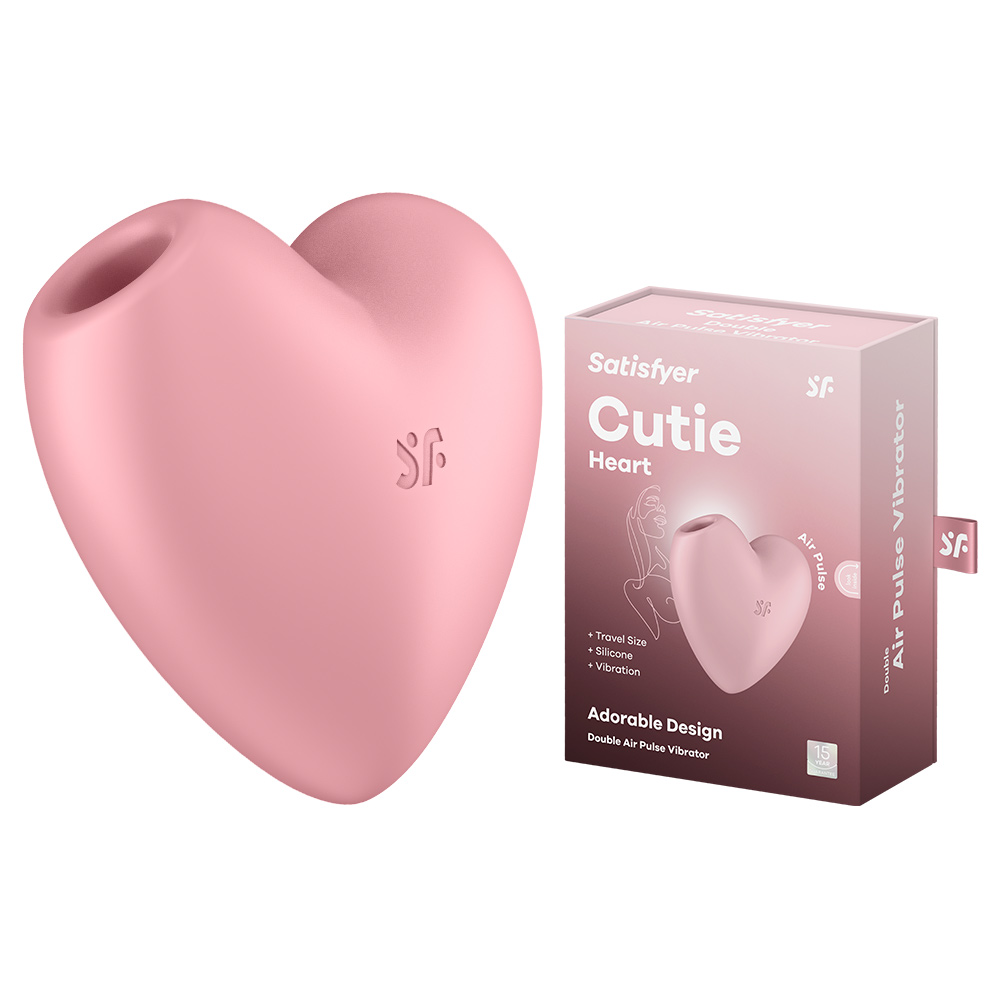 【蝦皮直營】Satisfyer Cutie Heart 心萌動 陰蒂吸吮震動器 情趣用品 隱密包裝 | 蝦皮購物