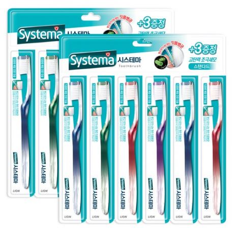 [SYSTEMA] Elastic Ultra-Fine Toothbrush 6p x 2pcs | 蝦皮購物