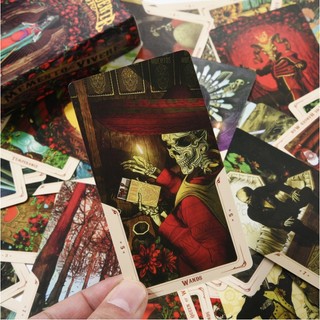 wicca Santa Muerte Tarot78張 全英文 死亡聖神 卡牌 魔法用品 能量符號 | 蝦皮購物
