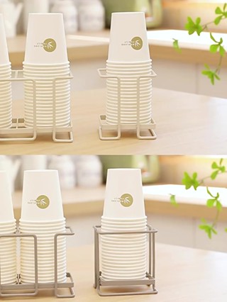 【熱銷商品】簡約白色紙杯收納架 有效整理廚房用品 雙色可選 多種大小 家居必備神器 紙杯收納 收納架 杯子收納 紙杯架 | 蝦皮購物