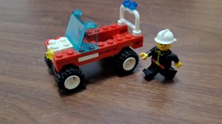 LEGO 6511 [Rescue Runabout] 消防車消防隊長吉普車 1992絕版品(車身有缺件,含人偶) | 蝦皮購物