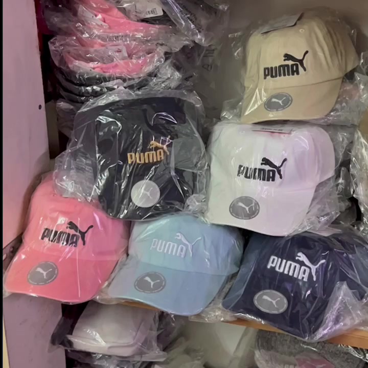 Puma 運動帽 吳卓源 老帽 遮陽帽 透氣 排汗 運動 六分割帽 帽子 棒球帽 鴨舌帽 黑 白 05291909 | 蝦皮購物