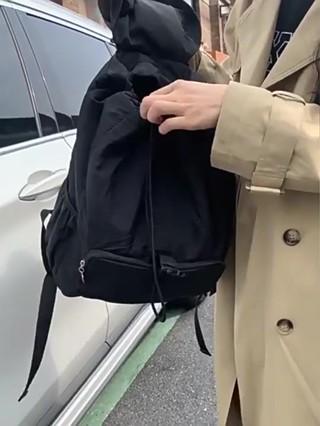 韓國mazzzzy同款 愛心釦 小衆 休閒包 輕便 通勤包 大容量雙肩包 旅行書包 後背包 背包 書包 帆布包 雙肩包 | 蝦皮購物