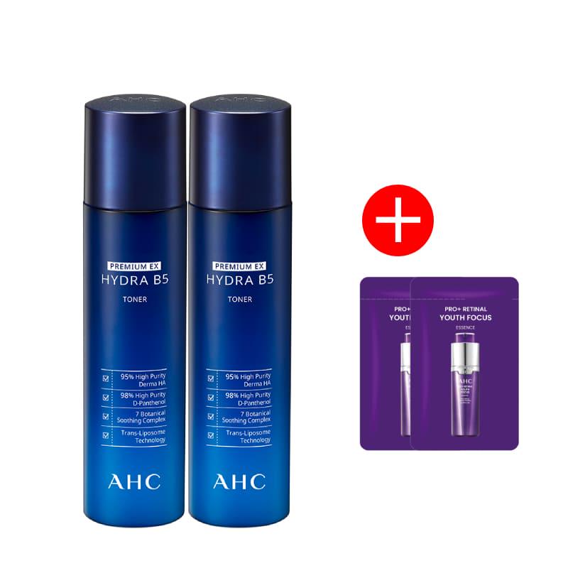 【AHC】瞬效保濕B5微導化妝水140ml 2入組 9/9-9/11限量贈絲花化妝棉 | 蝦皮購物