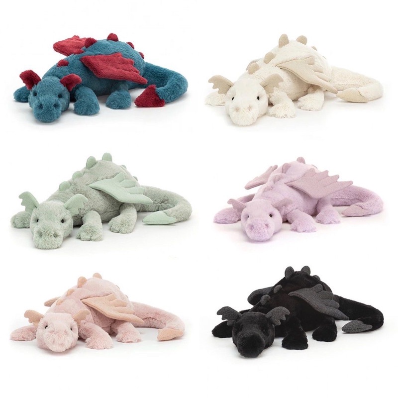 Jellycat 限量款雪龍 Dragon | 蝦皮購物