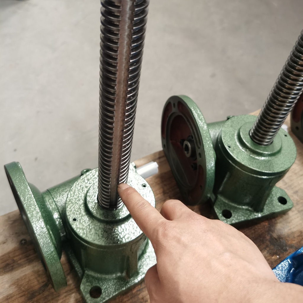 現貨/可開發票/swL螺旋絲桿升降機1T 2.5T 5T手搖蝸輪蝸桿提升機電動聯動小型 | 蝦皮購物