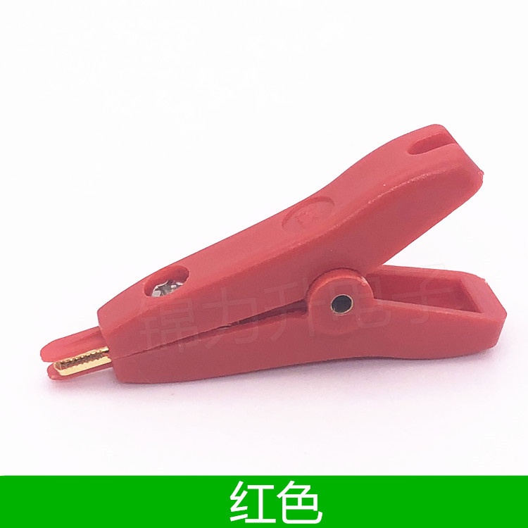 -linchaijen-鱷魚夾純銅鍍金正負兩級測試夾LCR開爾文夾電阻平口夾焊接式夾子工坊直營 | 蝦皮購物