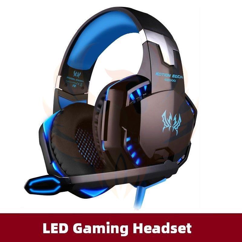 EACH G2000 Headset over-ear Wired Earphone Gaming Headphon耳機 | 蝦皮購物