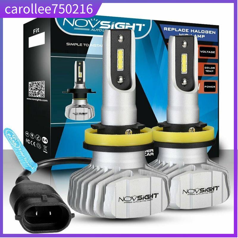 Novsight H11 H8 H9 Fanless LED Headlight Bulb Car Upgrade Co | 蝦皮購物