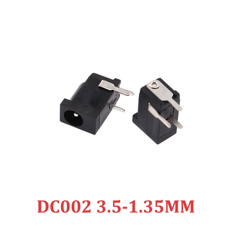 5pcs 連接器插座公母直流電源插頭 5.5x2.1mm 3.5x1.3mm /2.5mm/3.5mm DC005/01 | 蝦皮購物