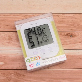 ♠ASTRD♠日本DRETEC 電子溫濕度計 微笑表情 溫度計 溼度計 可磁吸可直立可吊掛 O-230 白色 | 蝦皮購物