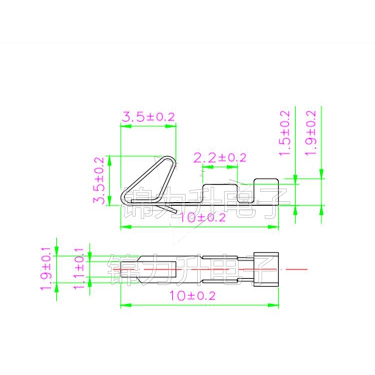 -linchaijen-KF2510簧片 接線端子頭 冷壓頭 接插件 接插件 銅片 壓線端子工坊直營 | 蝦皮購物
