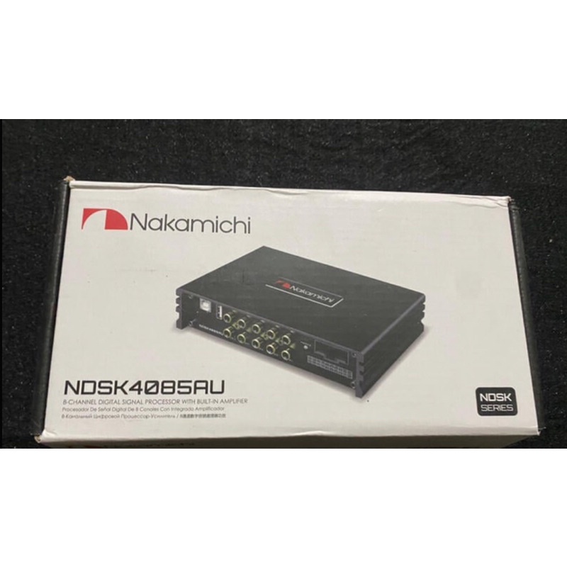 現貨Nakamichi NDSK4085AU中道 31段EQ DSP 擴大機 數位訊號處理器80Wx4 | 蝦皮購物