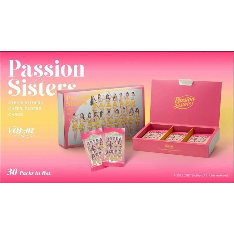 《現貨》2022 中信兄弟 啦啦隊 PASSION SISTERS 年度女孩卡 Vol.2 收藏卡全29包（Hit已出） | 蝦皮購物